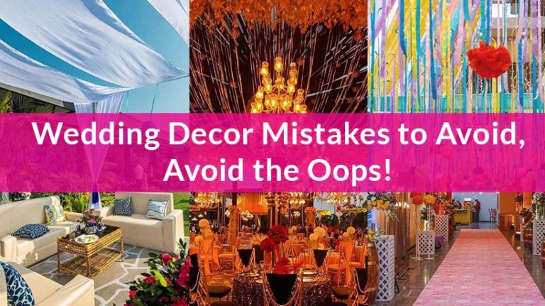 Wedding Decor Mistakes to Avoid, Avoid the Oops! - WedJoin